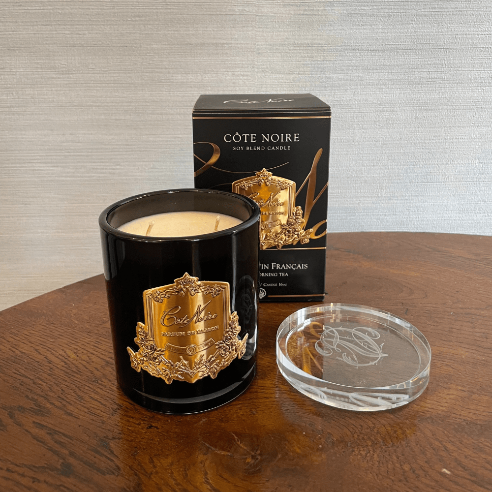 Candle Cote Noire French Morning Tea Crystal