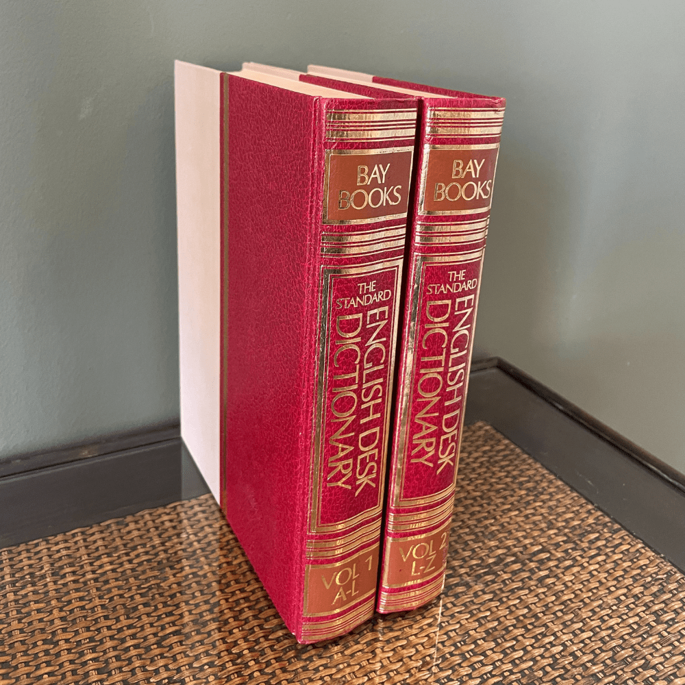The Standard English Desk Dictionary - Bay Books Vol 1 and 2