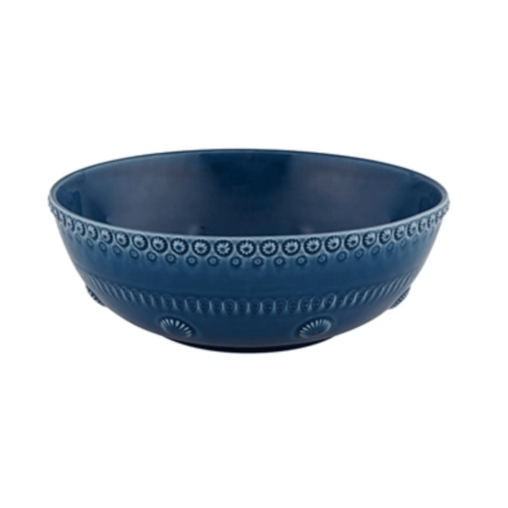 Bordallo Pinheiro Azul Blue Salad Bowl