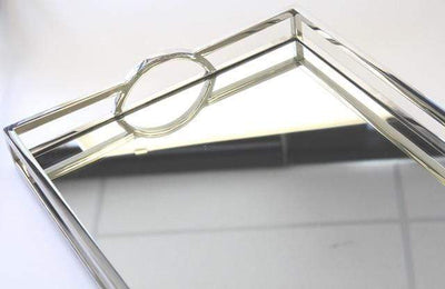 Tray Mirror Silver Rectangle Large & Medium