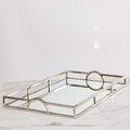 Tray Mirror Silver Rectangle Large & Medium