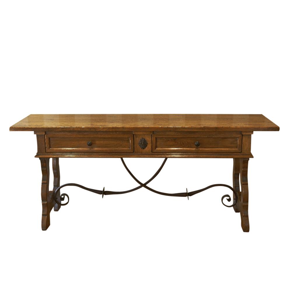 Spanish Oak Console Table